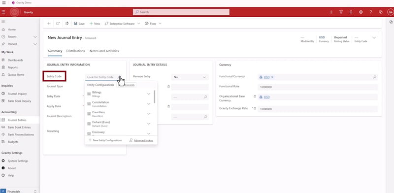How to Use Gravity Software’s Advanced Multi-Entity Features Version 7