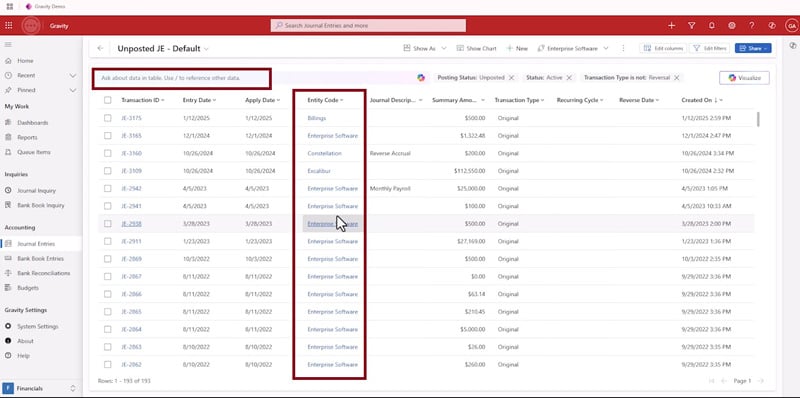 How to Use Gravity Software’s Advanced Multi-Entity Features Version 7
