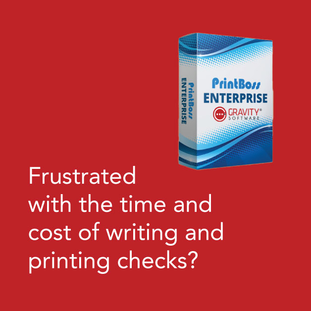 Effortless Check Printing with PrintBoss & Gravity Software Integration